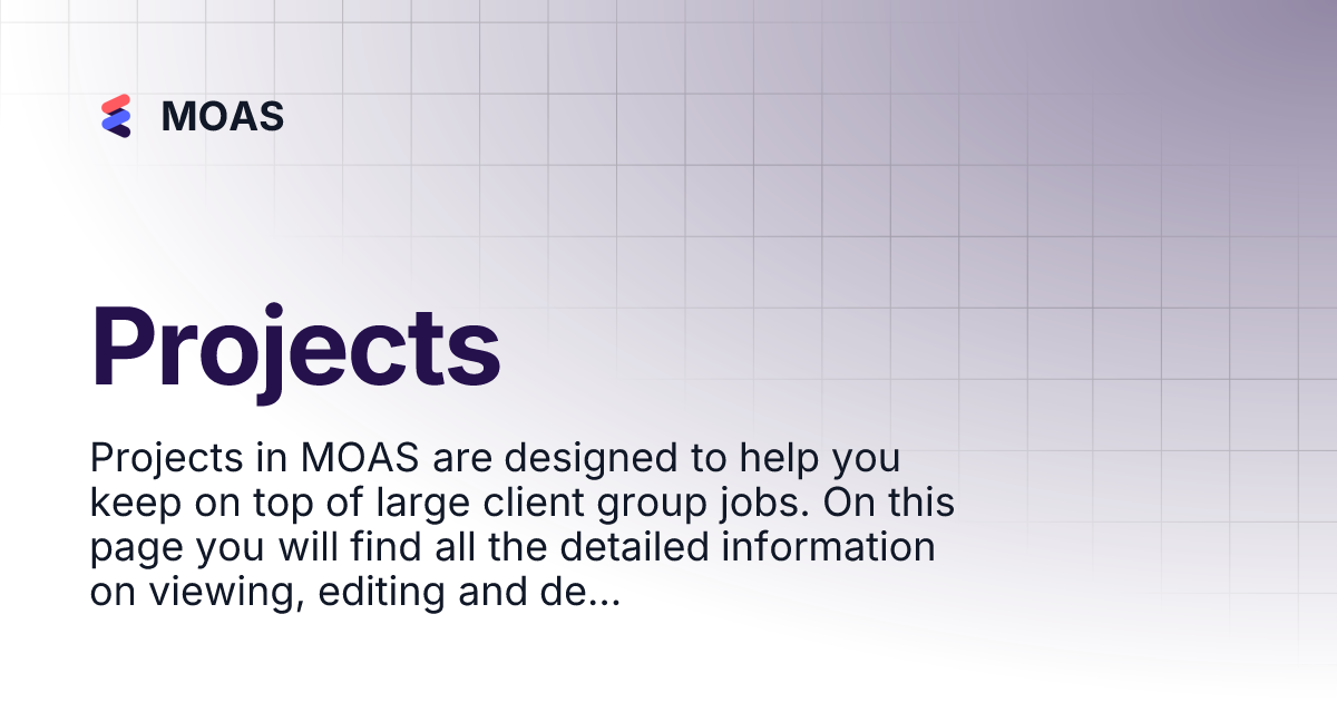 Projects | MOAS